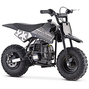 GBmoto Black 50cc Kids Pit Bike, 2-Stroke Gas Dirt Bike