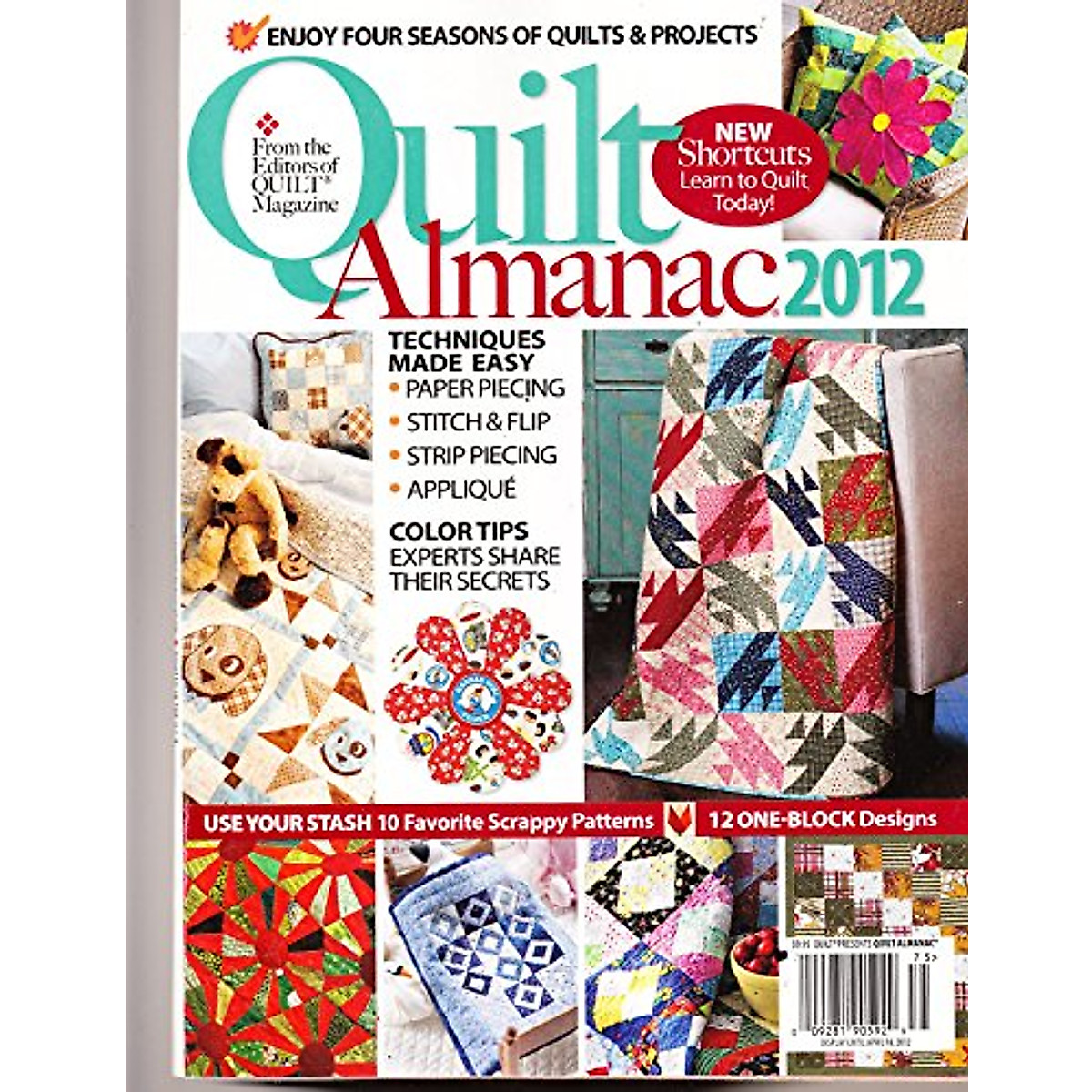QUILTS ALMANAC, 2012, (ENJOY FOUR SEASONS OF QUILTS & PROJECTS)