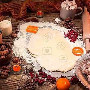 12 Pieces Funny Cookie Moulds for Baking, Cookie Moulds with Sayings Cuss Words, Cookie Cutters Form with Fun and Irreverent Phrases, Cookie Moulds with Wish Words for Kitchen DIY Supplies