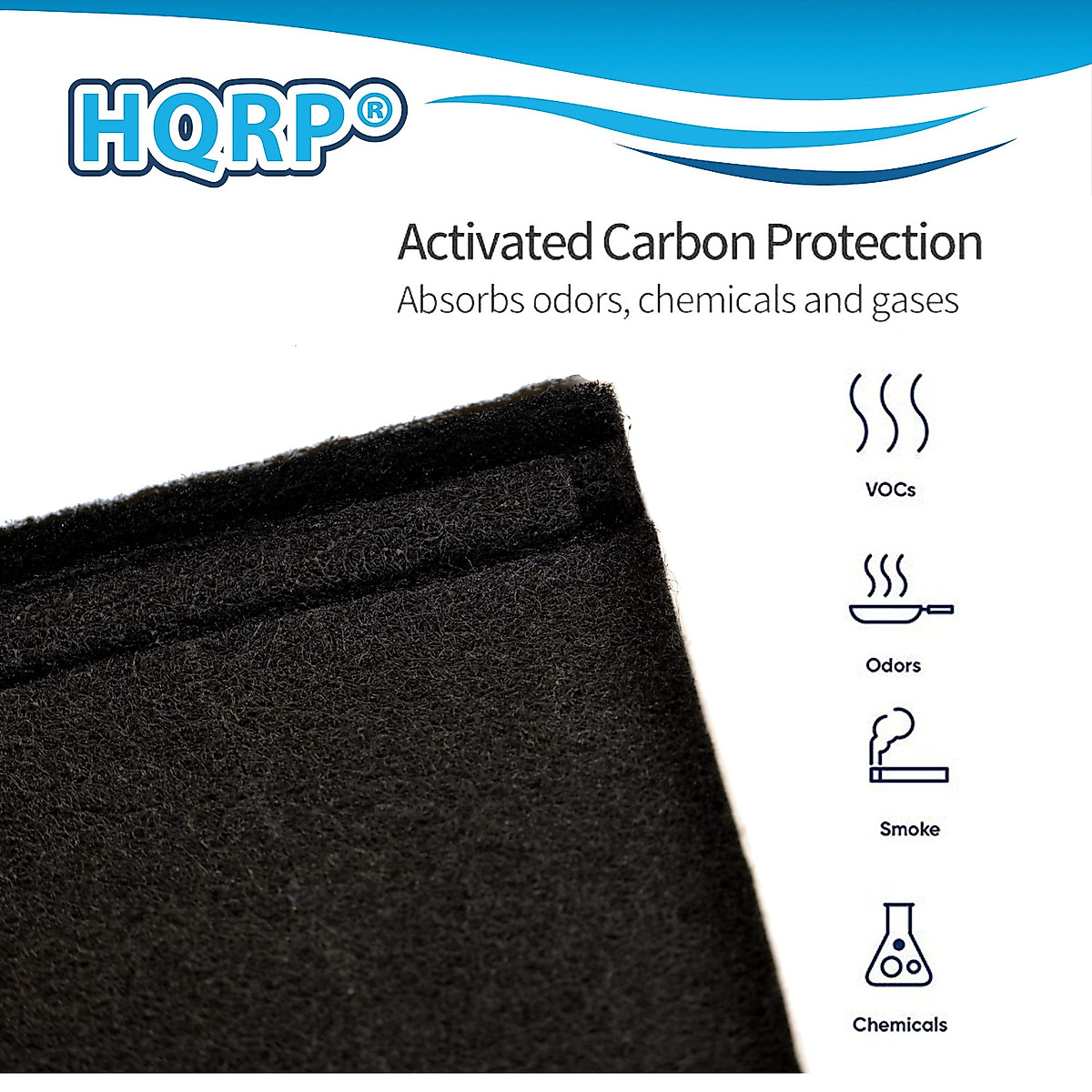 HQRP Odor-Reducing Pre-Filter compatible with Kenmore/Sears 83155, 83120 Replacement