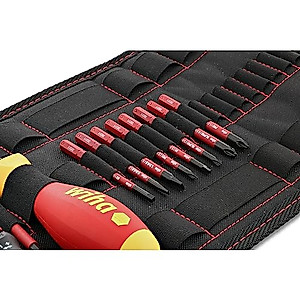 Wiha 28789 11 Piece Insulated TorqueVario-S (10-50 In/lbs) and SlimLine Blade Set