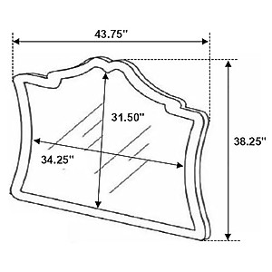 Coaster Home Furnishings Antonella Modern Classic 5-Piece Bedroom Set Velvet Upholstered Eastern King Size Panel Bed Frame 79-inch Headboard Ivory and Camel 223521KE-S5