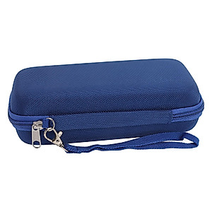 Hard Carrying Case, Portable Mesh Pouch, Professional Carrying Case for 3D Pens, 3D Printing Pen Accessories (Blue)