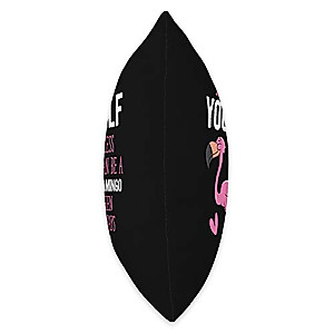 Cute Flamingo Tees Always Be Yourself Unless You Can Be A Flamingo Throw Pillow, 18x18, Multicolor