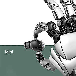 Heave Wireless Ear Buds Bluetooth Earphone in Ear Earbuds Built in Mic for Driving Work Handsfree Call,Voice Prompt Matching White