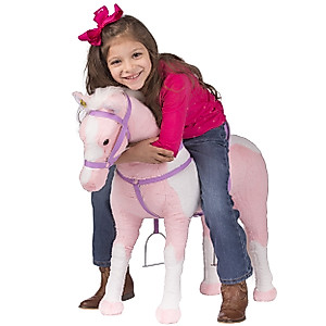 Rockin' Rider Cookie Stable Horse Ride On , Pink Large
