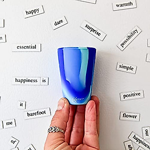 Silipint Silicone Shot-Glass Set: 6 Pack - Sugar Rush, Headwaters, Mountain Marble, Artic Sky & 2 Hippie Hops - 1.5oz