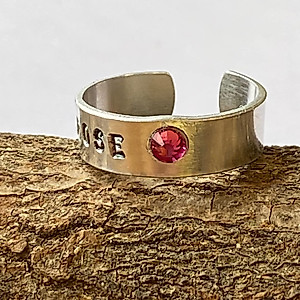 Stethoscope Charm Cuff, Personalized Stethoscope ID Tag with Birthstone charm, Nurse Gift, Name Tag, Stethoscope Name Tag, Nurse Appreciation Gift, Nurse Graduation Gift, International Nurse Day