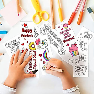 Haooryx 75PCS Color Your Own Bookmarks Kids Creative DIY Coloring Blank Bookmarks Teachers Students Reading Enthusiasts Paint Bookmarks School Paper Art Craft Gift Supplies