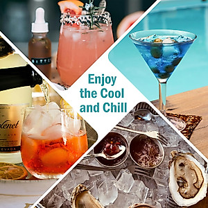 Ice Cube Tray 3 Pack, 42PCS Silicone Ice Trays with Lids for Freezer, Stackable and Easy-Release Ice Trays for Iced Coffee, Drinks, and Cocktails…