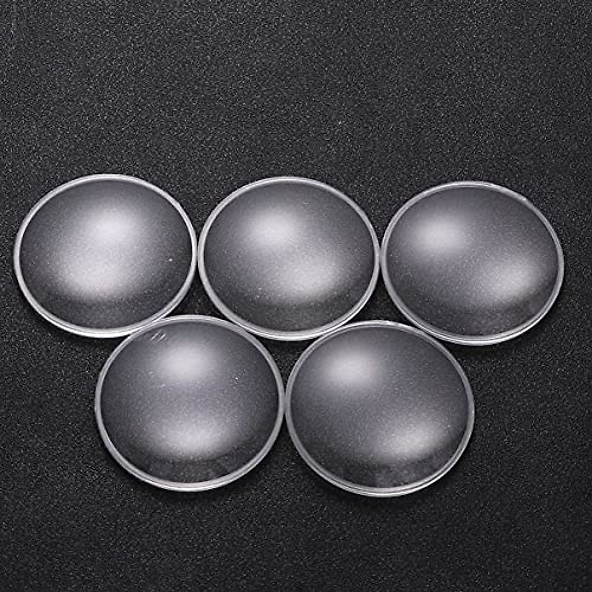 Hemobllo Optical 3D Lens for Magnifier - 20 Pcs 42mm Diameter Double Convex Lenses 68mm Focal Lengths Biconvex Lens Magnifying Glass Lens Optical Plastic PMMA Lens
