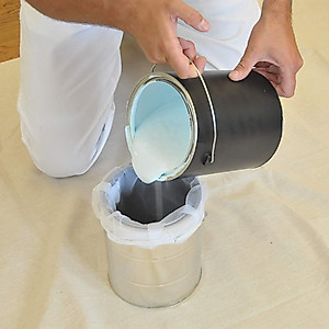 Trimaco SuperTuff Regular Mesh/Elastic Top Bag Strainers, 1 gallon, (25-Pack), White