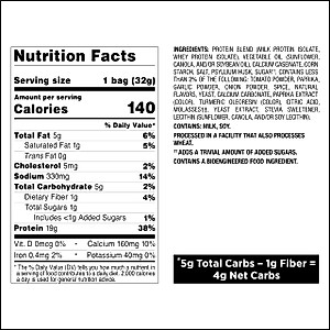 Quest Nutrition Protein Chips Variety Pack, BBQ, Cheddar & Sour Cream, Sour Cream & Onion, High Protein, Low Carb, 1.1 oz (Pack of 12)