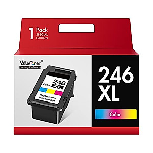 Valuetoner Ink Cartridge Replacement for Canon Cl-246Xl CL-244 to use with MX492 MX490 MG2420 MG2520 MG2522 MG2920 MG2922 MG3022 MG3029 (1-Color)