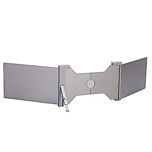 Cryfokt Dual Monitor Extender, 1920x1080 Folding Dual Extender Screen 15 Inch Type C Lightweight Portable for PC for Laptops for Mobile Phone (Space Gray)