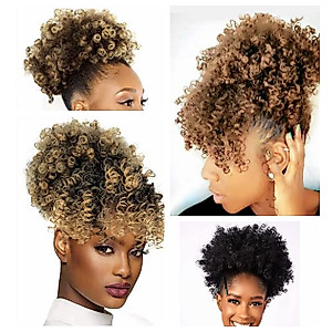 FEEZENT 6PCS Adjustable Headband Hair Tie for Thick Heavy Natural Kinky & Curly Hair, C-1 Count (Pack of 6)