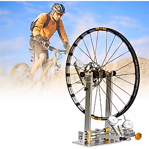 Biking Maintenance Tools Bicycle Wheel Repair Truing Bearing Stand 10"-29" Professional Bicycle Wheel Truing Stand Bike Wheel Tuning Stand Bike Repair Maintenance Support Tool