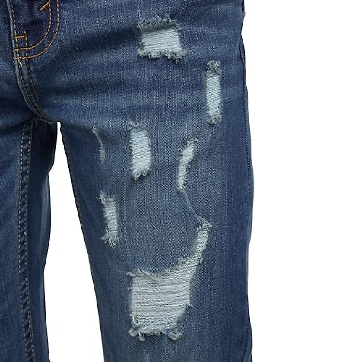 Levi's Boys' 510 Skinny Fit Destructed Jeans, Paper Shredder, 12