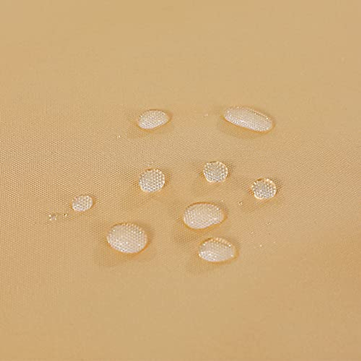 AOGESHI Shade Sail Waterproof Rectangle Sand 10'x13' Sun Shade 95% UV Block Awning for Outdoor Patio and Garden Yard Activitie