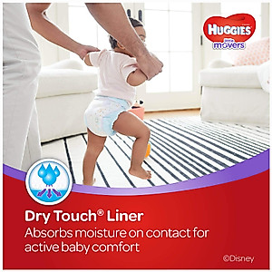 HUGGIES Little Movers Diapers, Size 6, 42 Count (Packaging May Vary)