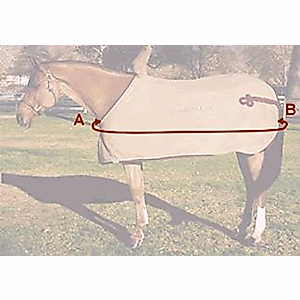 Turnout 1680D Horse Winter Waterproof with Neck Cover - Horse Blanket 001 - Size from 69" to 83" (75")