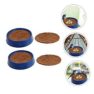 CIYODO 1 Set Carrier Pigeon Pots Quail Small Nesting Pad Pigeon Breeding Cages Pigeon Nesting Grass Mat Birds Nest Convenient Pigeon Nest Bird Nest Bowl Bird Cage Bird Supplies Plastic