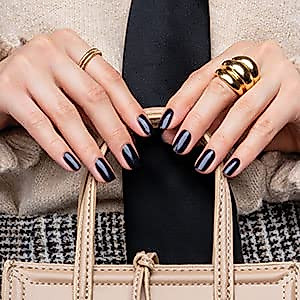 Gelish Mini Fall Collection: Plaid Reputation, Gel Nail Polish, Fall Nail Polish, Nail Gel Polish, Long-Lasting Soak Off Gel Polish (Follow Suit, 9mL)