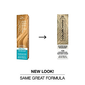 COLORCHARM Demi Permanent Hair Color| 10A Lightest Ash Blonde | Gloss, Refresh and Tone | 2 Fl Oz