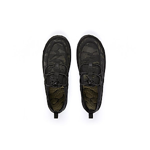 VIKTOS Men's Trenchfoot Water-Resistant Indoor/Outdoor Lightweight Tactical Performance Shoes | Hi-Rebound EVA Midsole | Wear as a Shoe or Sandal with Foldable Heel, Multicam Black, 6