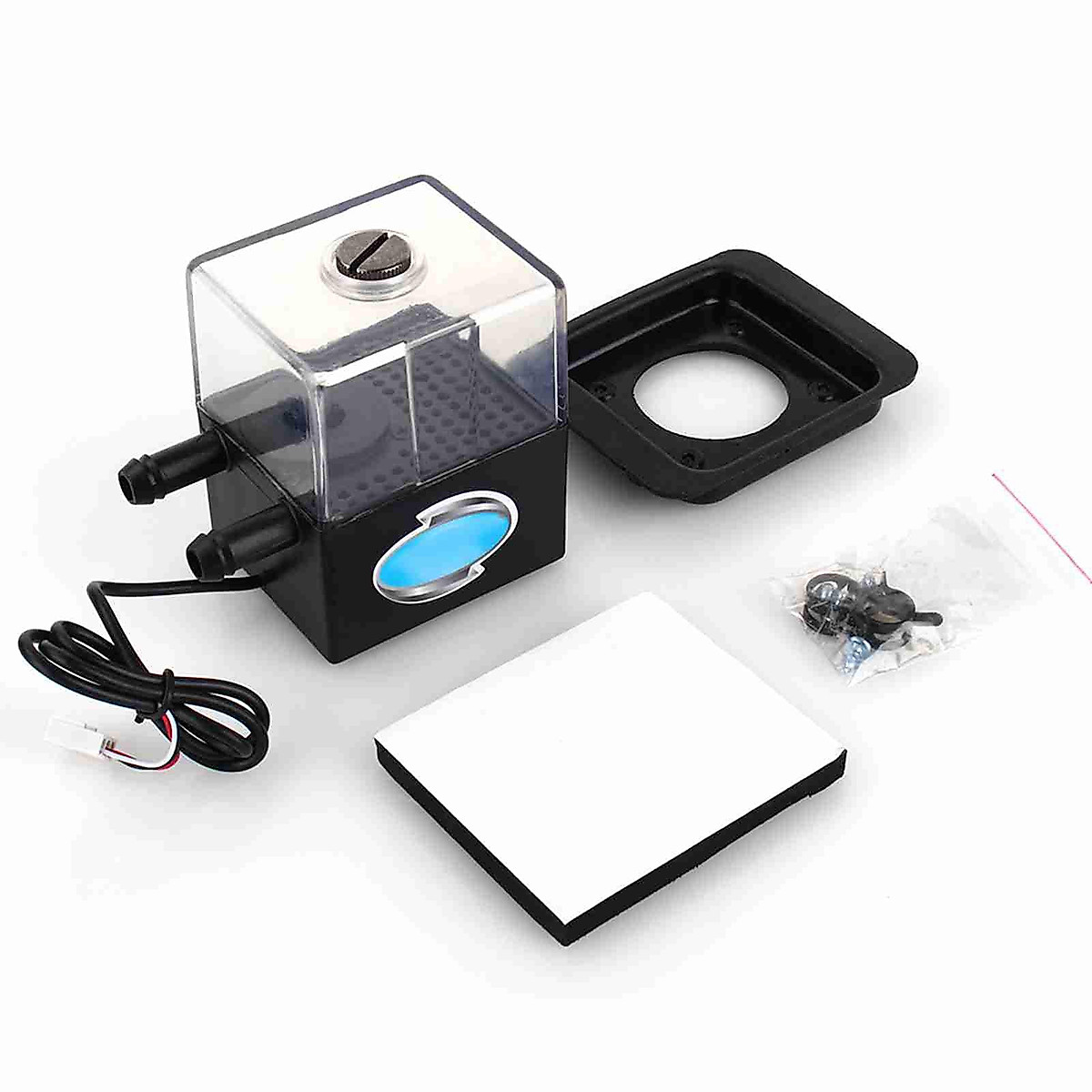 Yosoo SC-300T DC 12V Ultra-Quiet Water Cooling Pump 4W Reservoir max.300L/h for PC CPU Liquid Cooling System