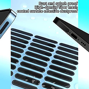 Mobile Phone Dustproof Net Stickers Speaker Mesh Anti Dust Proof Adhesive Dust Sticker Universal Protect The Phone Trumpet Dustproof Net Accessories Gift Tweezers and Mobile Phone Cleaning Brush