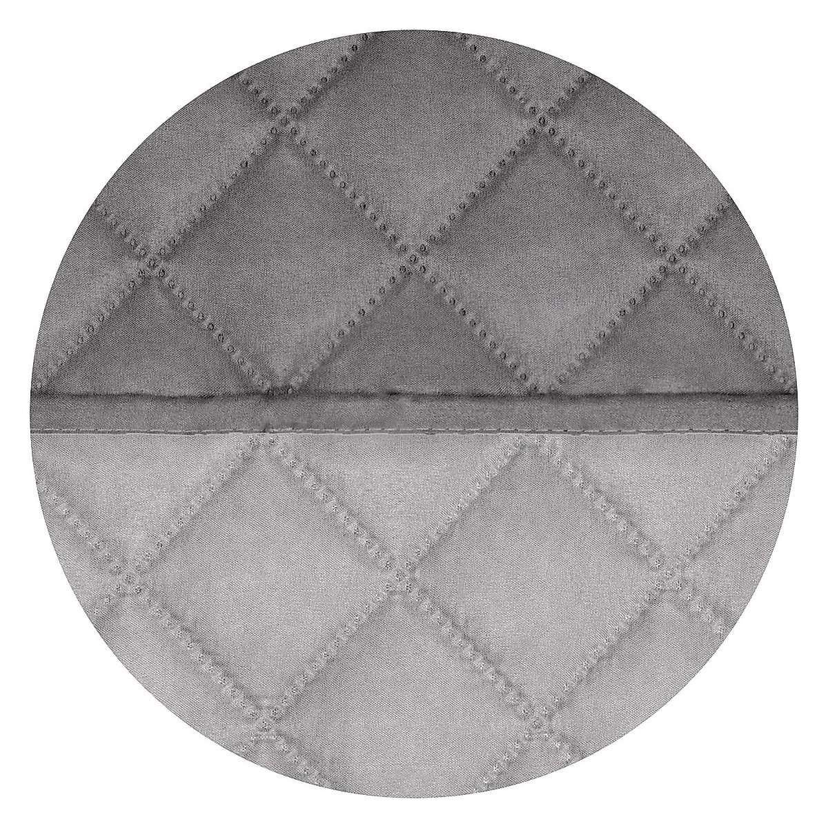 PureFit Reversible Quilted Sofa Cover, Water Resistant Slipcover Furniture Protector, Washable Couch Cover with Non Slip Foam and Elastic Straps for Kids, Dogs, Pets (Sofa, Gray/LightGray)