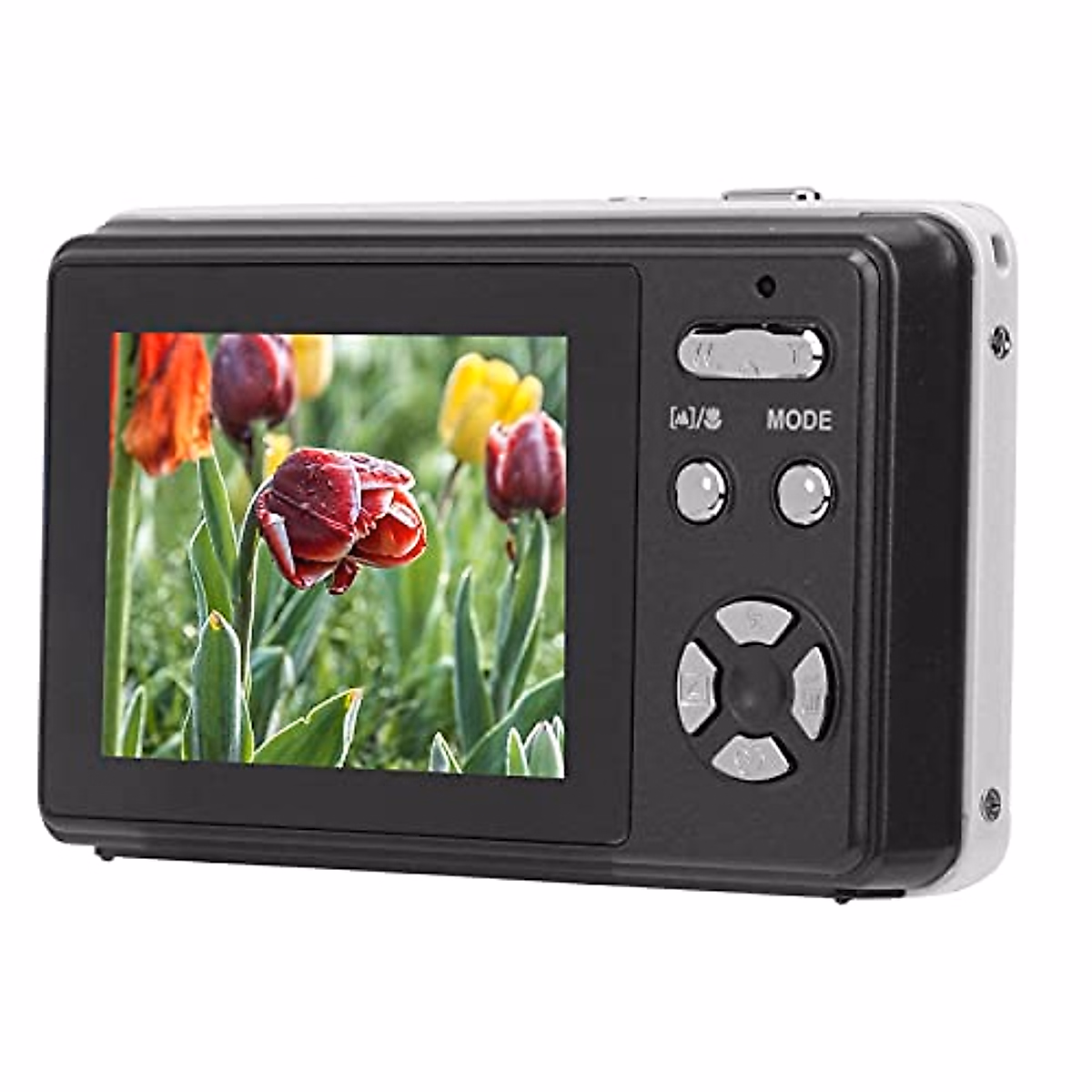 Zyyini Digital Camera, Mini FHD 1080P 40MP Vlogging Camera with 16X Digital Zoom, TFT 2.4 inch Screen, Fixed Focusing Lens 4P, USB Rechargeable Camera for Students/Teens/Kids(Black)