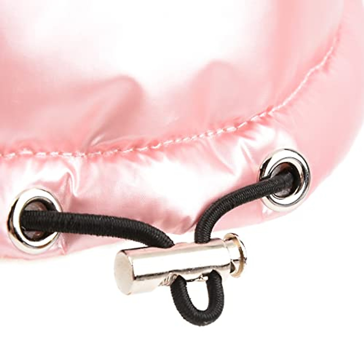 SMALLLEE_LUCKY_STORE Pet Metallic Padded Puffer Jacket Winter Snow Coat Fleece Lined with D-Ring for Small Dog Cat Boys Girls Puppy Chihuahua Yorkie Warm Cold Weather Clothes,Pink,S