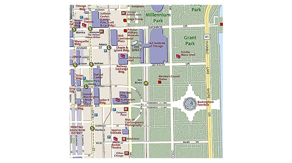Chicago Map National Geographic｜Travel & City Guide 2022
