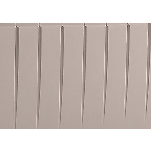 Keter Novel Outdoor Plastic Storage Box Garden Furniture, Beige and Brown, 124 x 55 x 62.5 cm