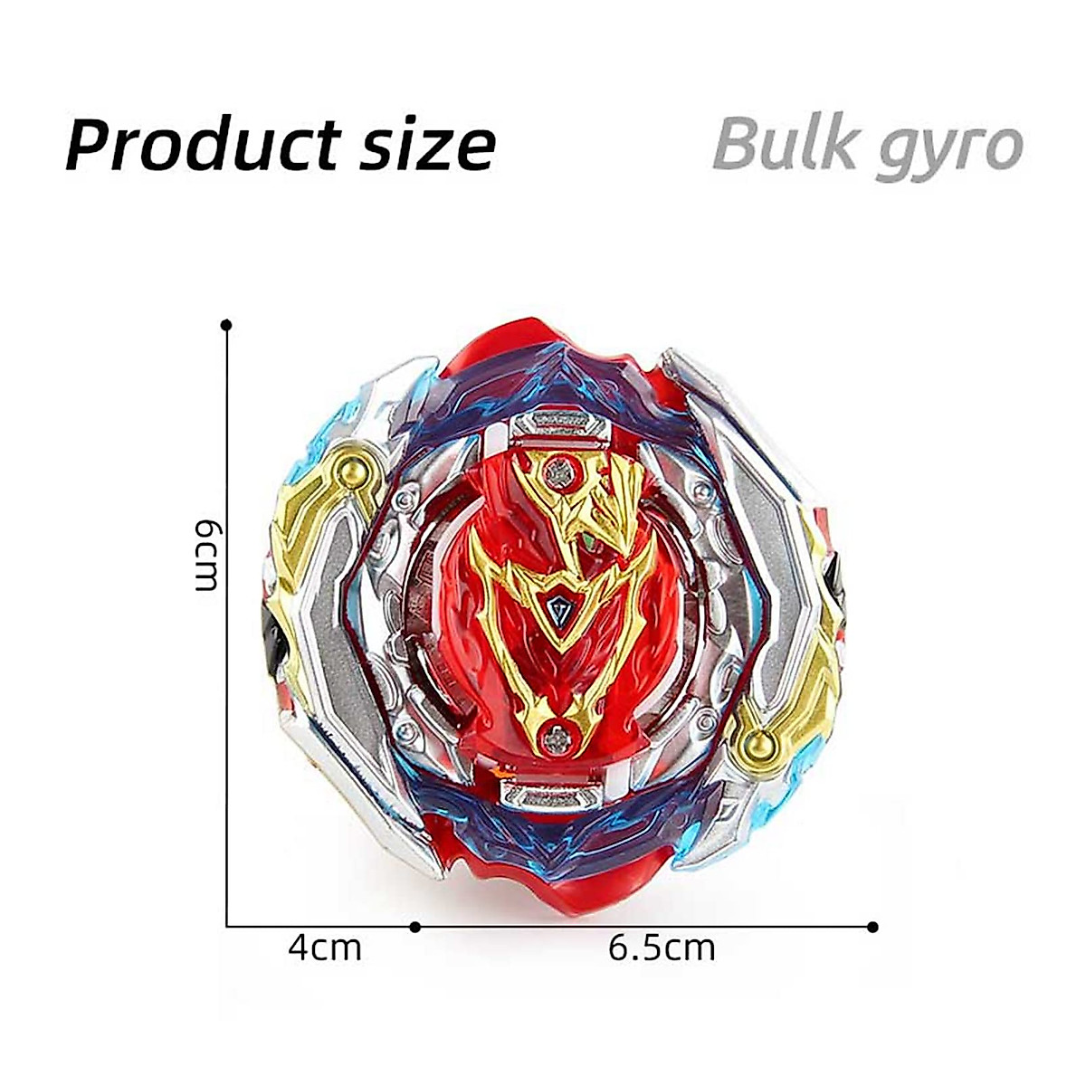 Bey Burst Starter BU B-201 Zest Achilles Illegal Quattro'-4 Booster Superking Battling Toys Gaming Tops Gyro Spinning Brust Toy (B-201)