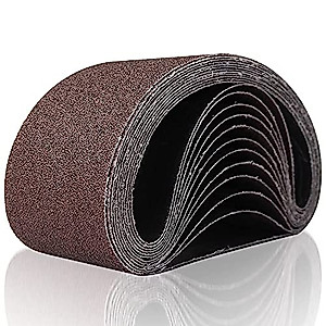 12 Pcs 3 x 18 Inch 40 Grit Sanding Belts Sander Belts - 3x18 in