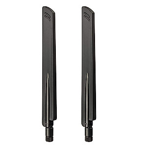 Eightwood 2.4GHz 5GHz WiFi Antenna Dual Band SMA Male Antenna (2-Pack) for Car Trailer Backup Cameras Wireless Security Cameras