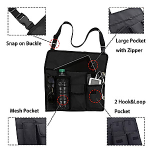 iCaicoyo Chair Armrest Organizer Bag for Beach Camping Storage Organizer Side Hanging Pouch Bag for Outdoor Chair