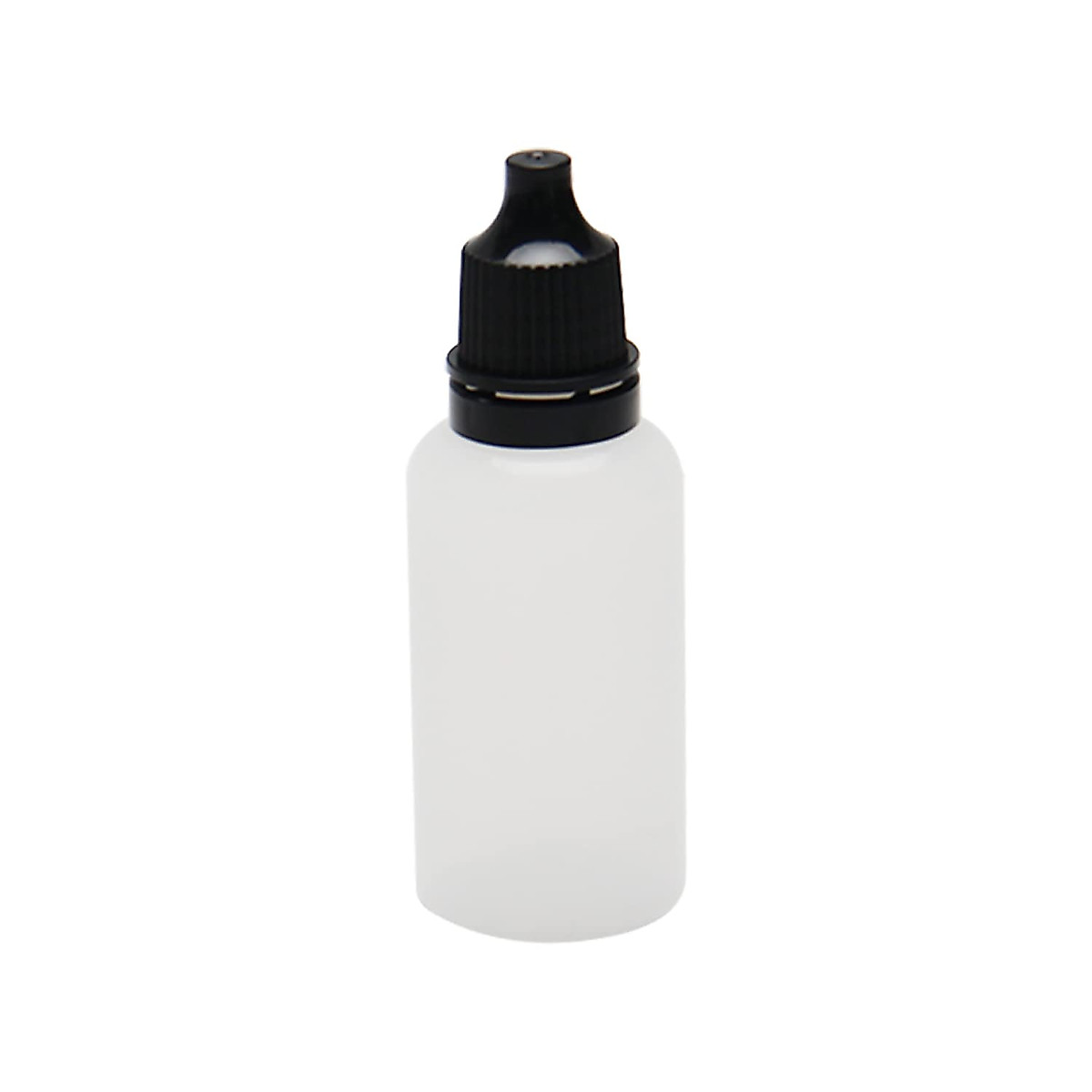 Aicosineg 10Pcs 0.68oz PE Plastic Bottles Lab Dropper Bottles Small Mouth Drop Bottles Squeezable Eye Liquid Dropper Bottles Liquid Sample Seal Storage Bottles with Black Cap for Travel Translucent