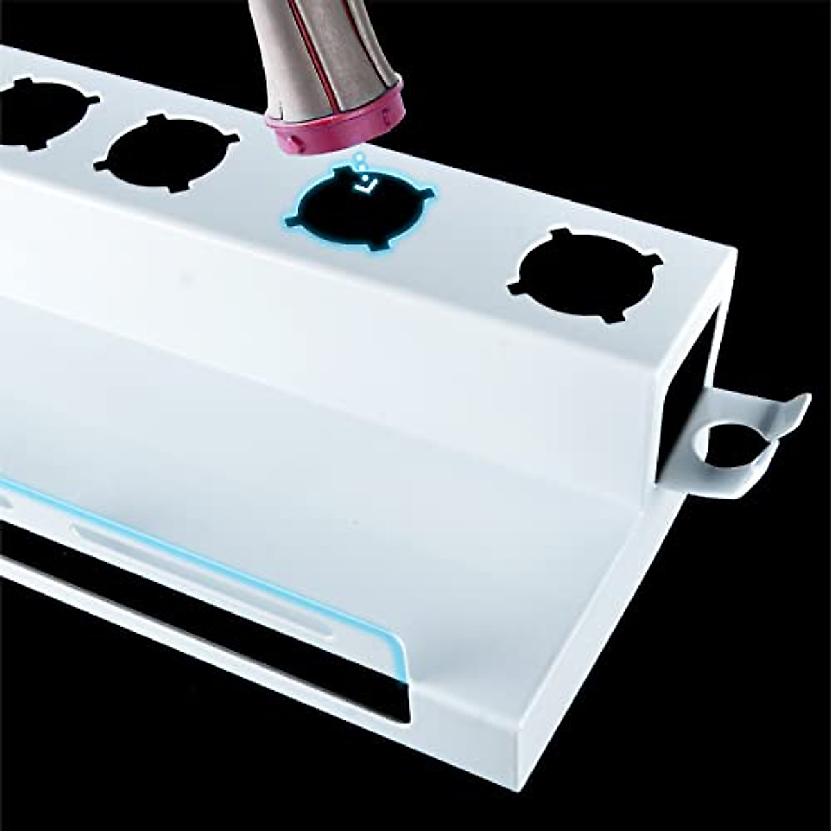 Wall Mounted Dryer Hair Curler Storage Rack Suitable for Dyson Airwrap Bathroom Shelf Hair Care Tool Storage (C)