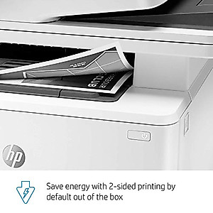HP Laserjet Pro MFP M428fdn Monochrome Laser All-in-One Printer, Print Scan Copy Fax, Automatic 2-Sided Printing, 40 ppm, 250-sheet, 1200 x 1200 dpi, 512 MB, Bundle with JAWFOAL Printer Cable
