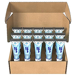 Gillette TREO Razor, Designed For Caregivers To Shave Someone Else, 15 Disposable Razors With Built-in Shave Gel