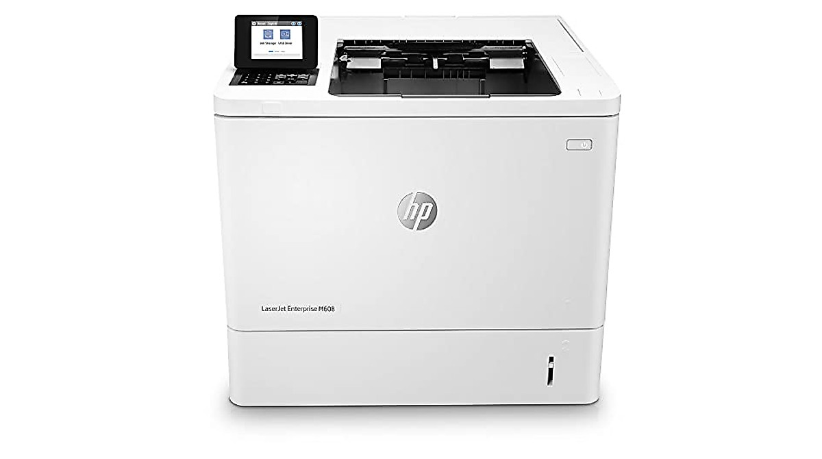 Renewed HP LaserJet M608dn Monochrome Printer - Fast 65 ppm