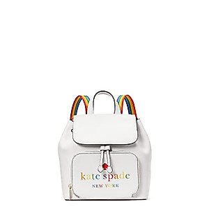Kate Spade New York Darcy Flap Backpack (White Dove/Multi)
