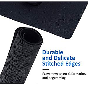 SaiTech IT 5 Pack 2mm Mouse Pad with Stitched Edges Non-Slip Rubber Base, Premium-Textured and Waterproof Mousepads Bulk, Mouse Pad for Computers, Laptop, Office & Home, 8.66 x 7.1 inch