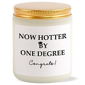 Graduation Gifts, 2024 Graduation Gifts for Her Him, Funny Masters Degree Graduation Gifts for College Women, High School Graduation Gifts for Girls Boys Sister Daughter Friends - Graduation Candle