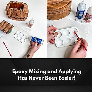 Starbond 5 Minute Epoxy Adhesive - Super Tough and Durable - 1900 lb Lap Shear Strength, 1:1 Ratio Instant Mix — Fast Set, Quick Cure, Compatible with Wood, Metal, Glass, Ceramic, Fabric, 8 oz