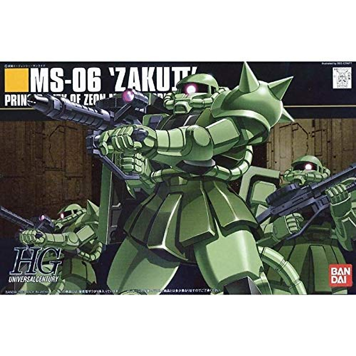 Bandai Hobby - HGUC - 1/144 HGUC Zaku Ii Mass Production Type